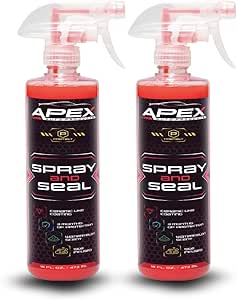 Amazon.com: Apex Spray and Seal - 2 Pack - Car Paint Sealant - Drying ...