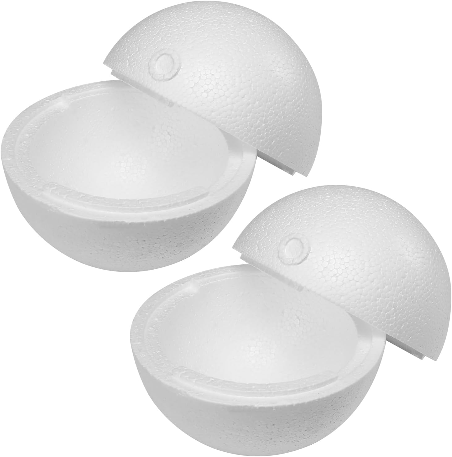 Amazon.com: Crafjie 4PCS 8 Inchs Hollow Foam Half Balls Hollow Dome ...