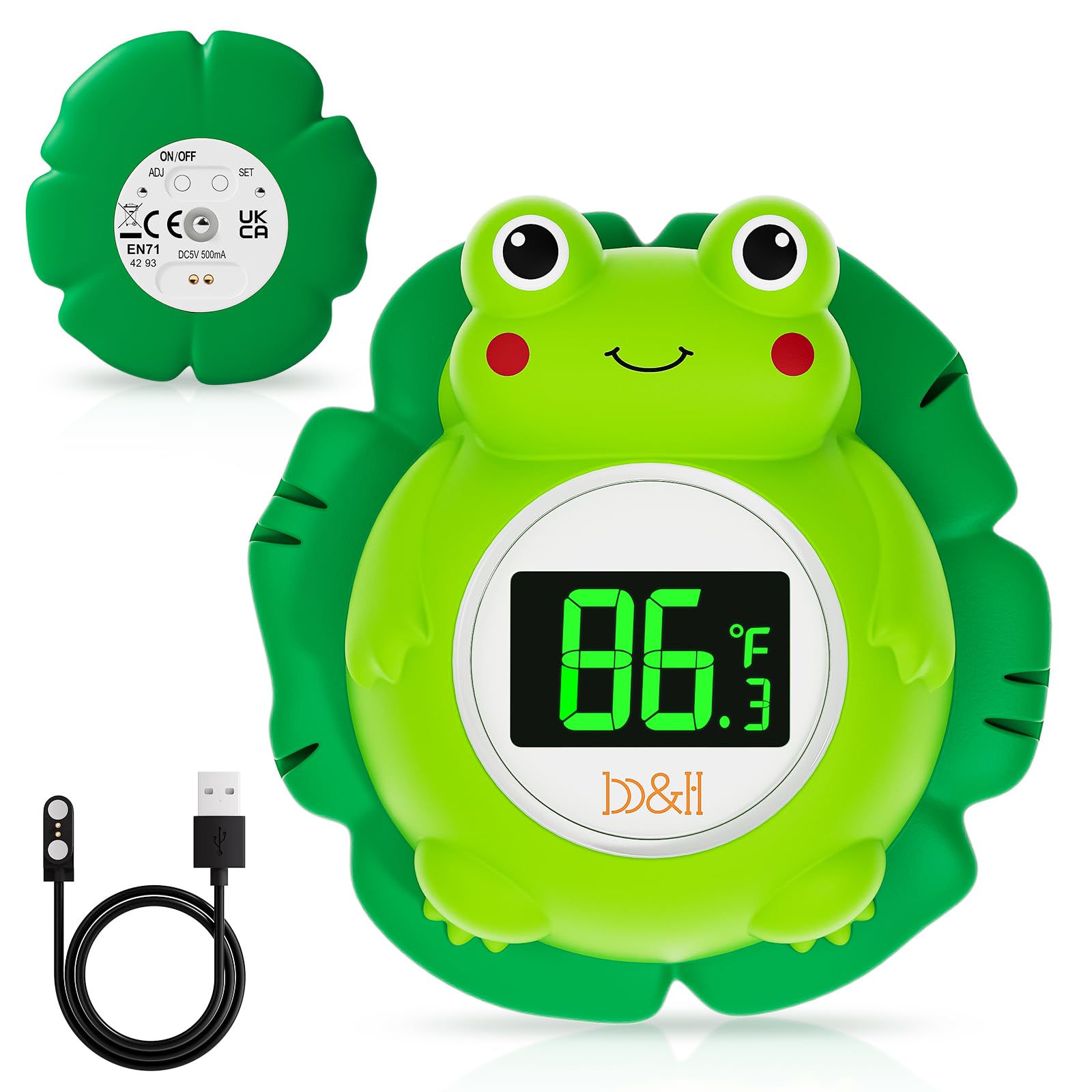B H FROG BABY BATH THERMOMETER