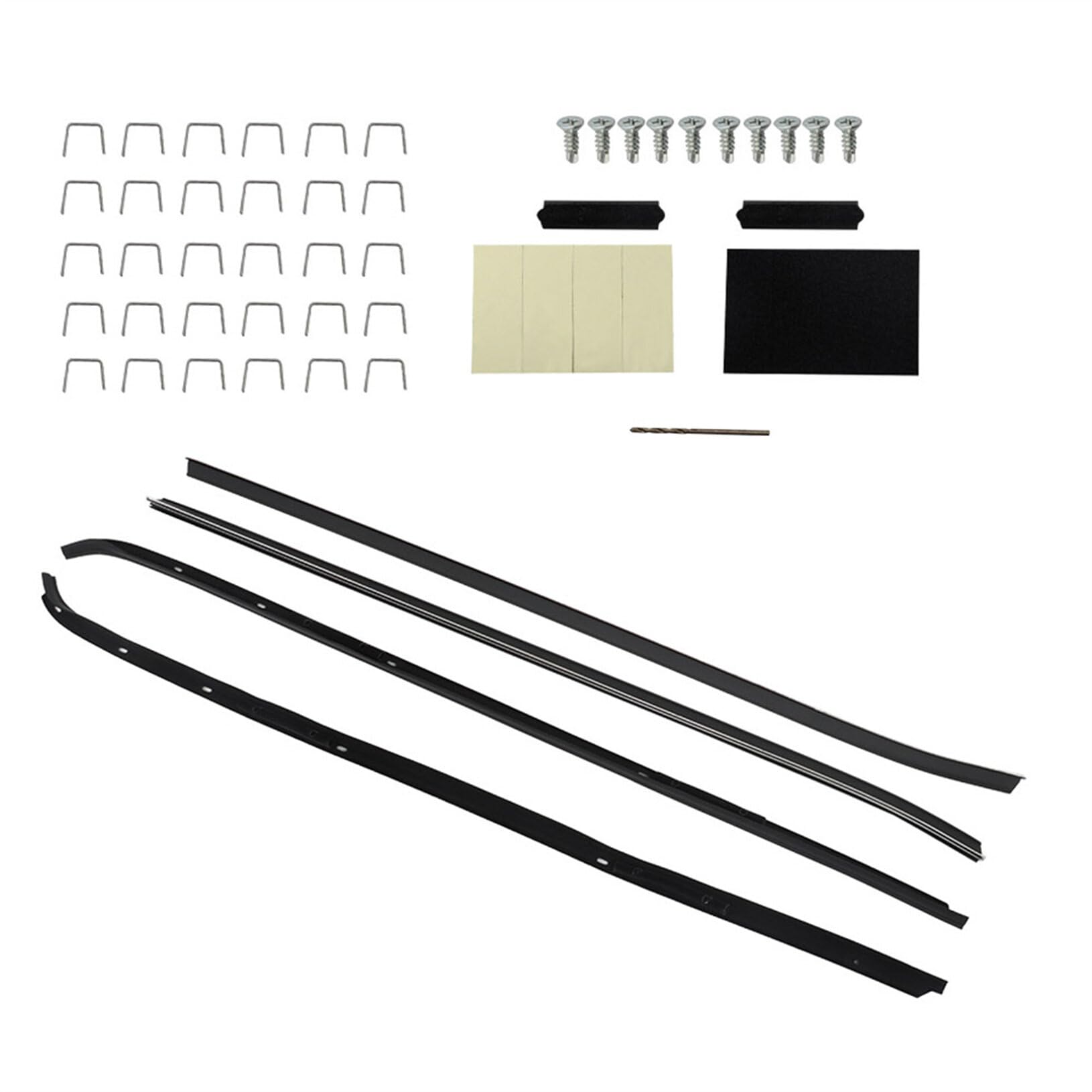 Amazon.com: LABLT 4X Window Sweeps Felts Weatherstrip Kit Replacement ...