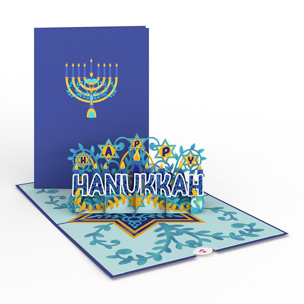Snapklik.com : Happy Hanukkah Pop Up Card, 5x7-3D Greeting Card ...