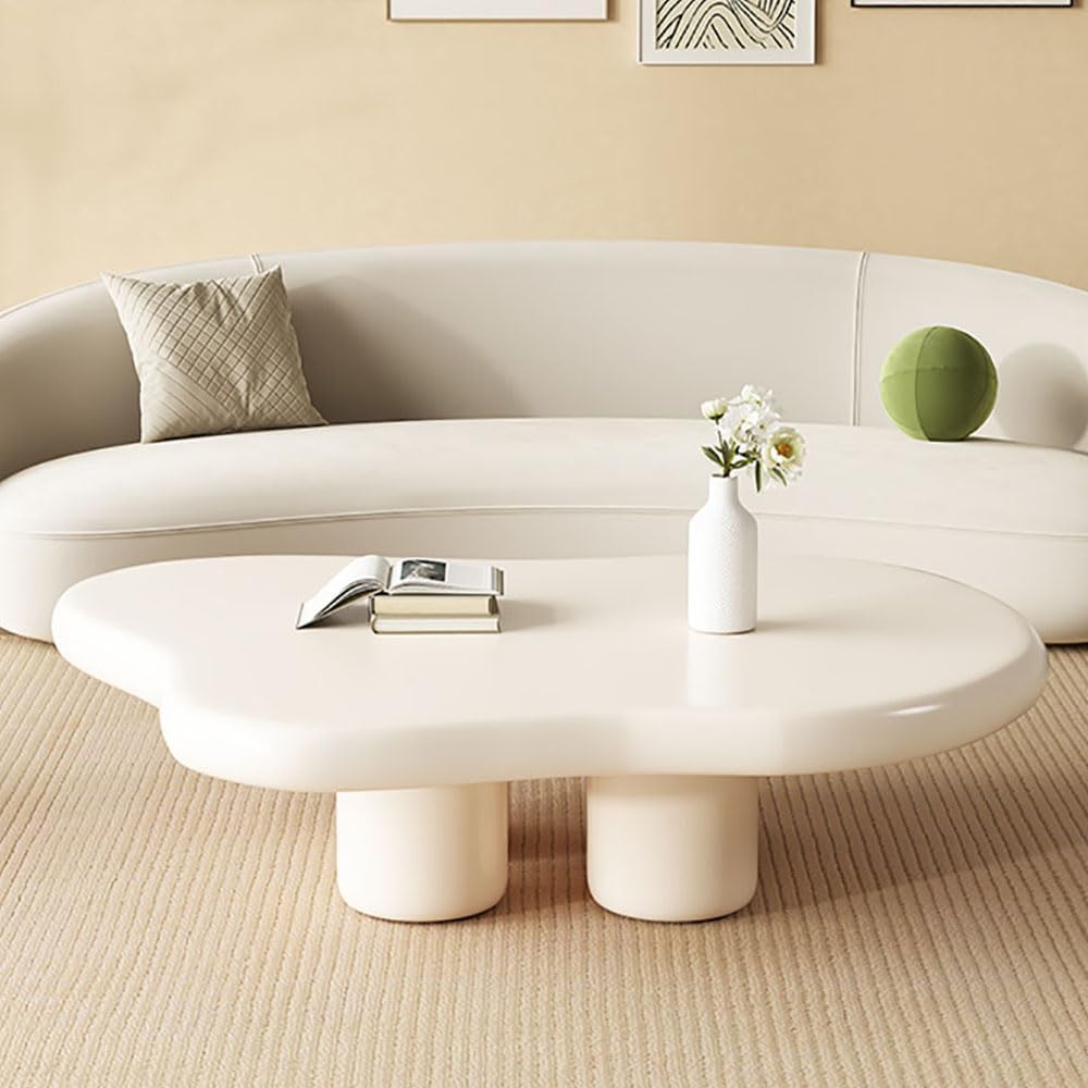 Amazon.com: StyHube Small Round Coffee Table 2024 Modern Living Room 4 ...