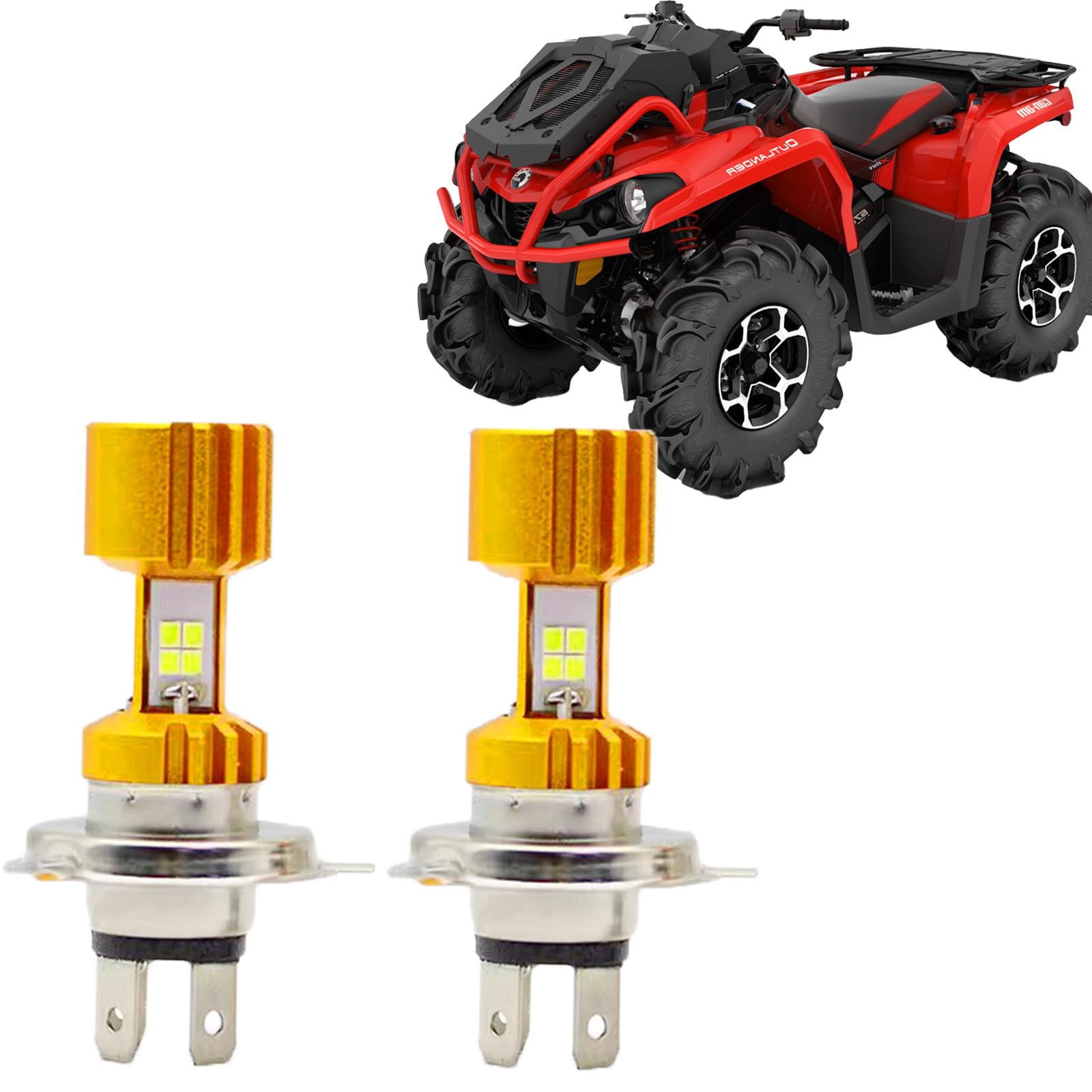 Amazon.com: YONQIFON LED Bulbs for Can-Am Outlander 570 bulb 2018-2022 ...