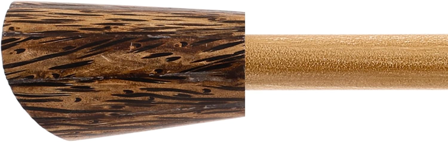 Amazon.com: Farmhouse Wood Curtain Rod 24" to 96" Wooden Finial ...