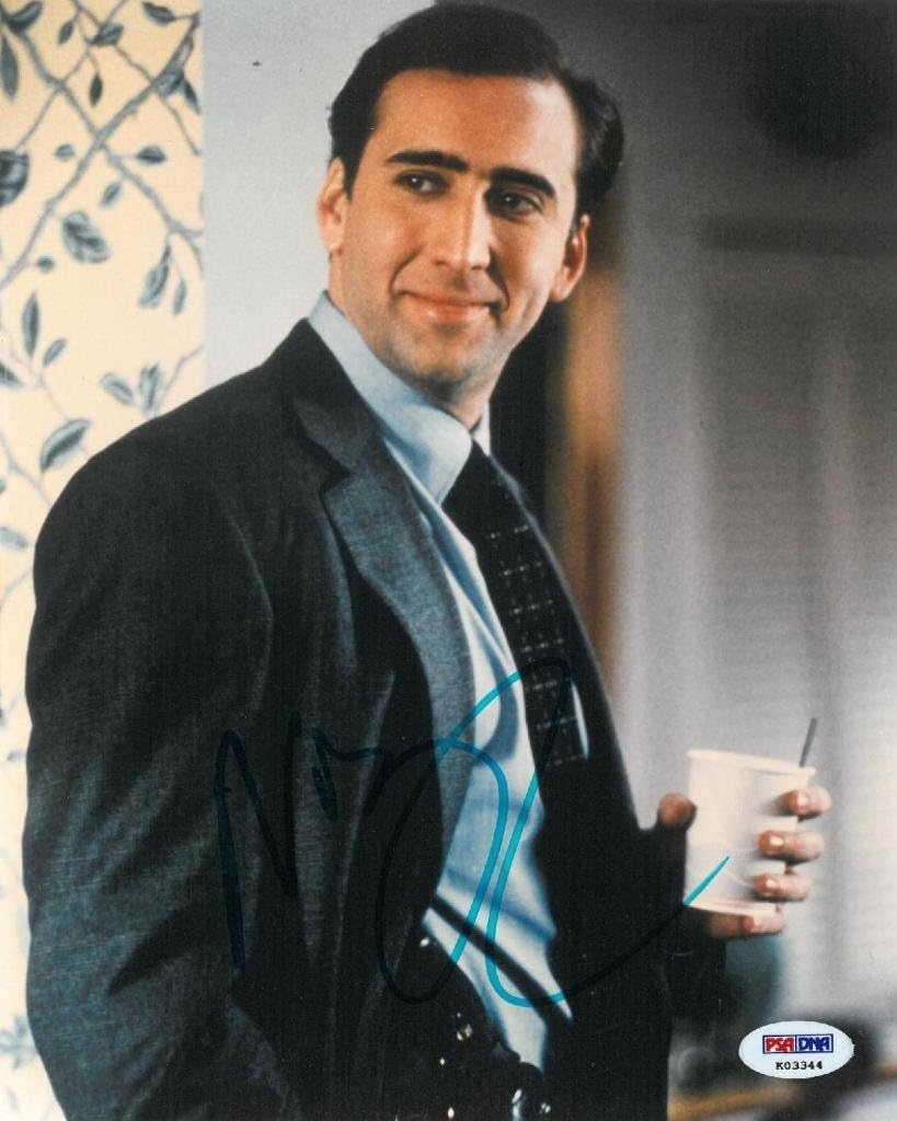 Nicolas Cage Signed Authentic Autographed 8x10 Photo (PSA/DNA) at ...