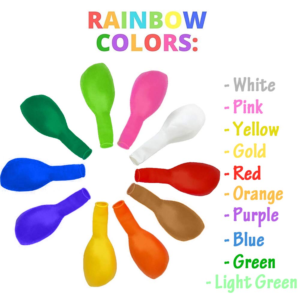 100 Pack Assorted Color Ballo...B0836KZRP7 | Encarguelo.com
