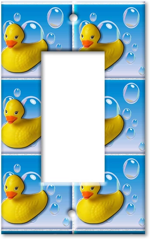 Art Plates - Rubber Duckies Switch Plate - Single Rocker - Amazon.com
