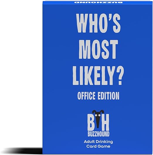Amazon.com: BuzzHound Who’s Most Likely to Office Game - 60-Card Set for Team Bonding & Office ...