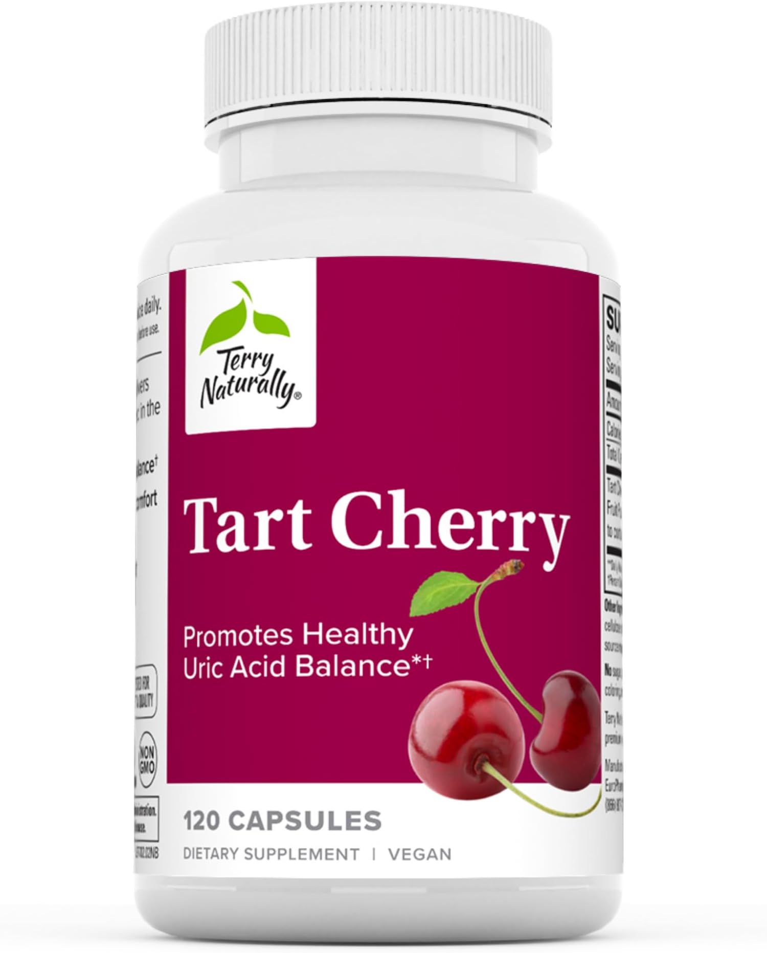 Amazon.com: Terry Naturally Tart Cherry - 120 Capsules - Promotes ...