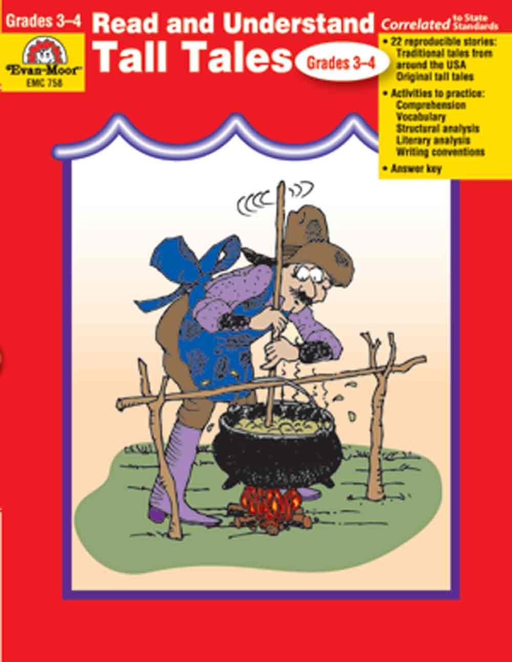 Read and Understand Tall Tales, Grades 3-4: Norris, Jill, Evans ...