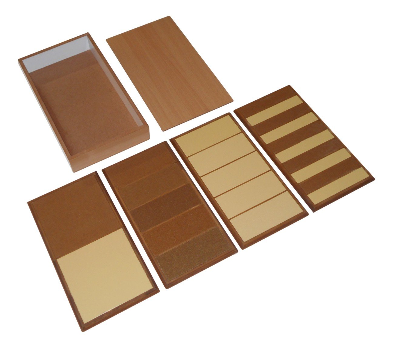 Buy KIDO Montessori Materials - Sensorial - Touch Boards Set of 4 with ...