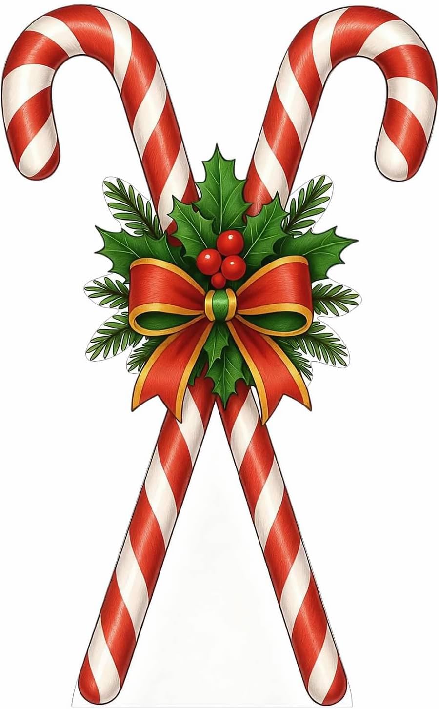 Amazon.com: Candy Canes Christmas Cardboard Cutouts, 4mm Corrugated ...