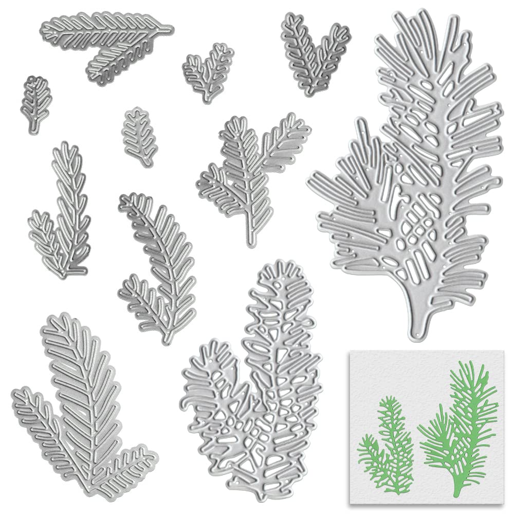 Amazon.com: Leaves Frame Cutting Dies for Card Making and Photo Album ...