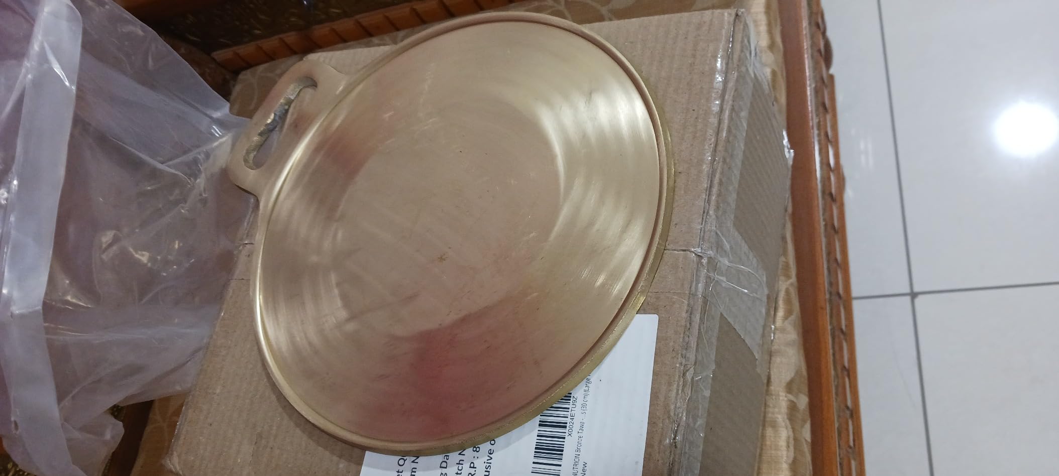 Buy NUTRION Bronze Tawa - Traditional Indian Cooking Pan/Tawa for Roti ...