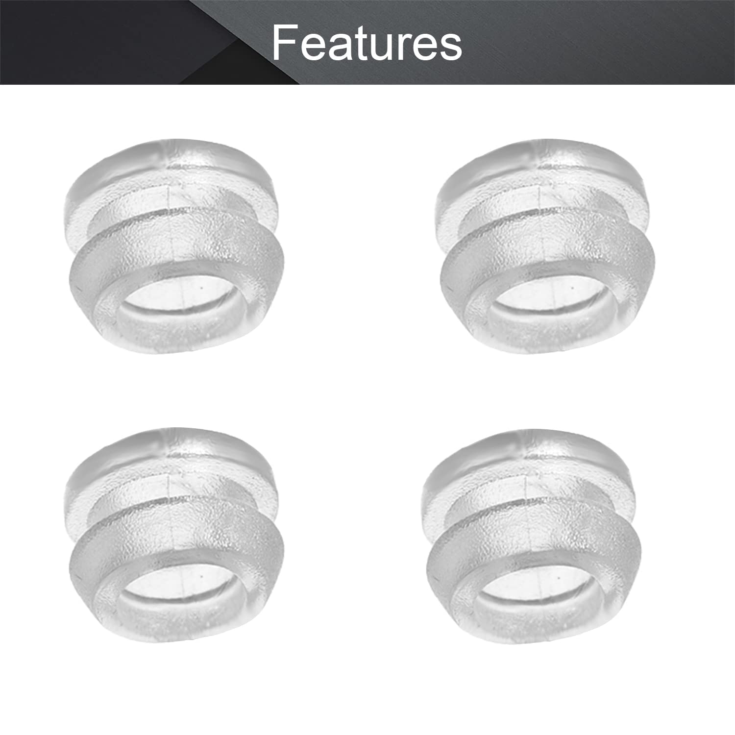 Snapklik.com : Rubber Grommet 100Pcs 6mm Inner Dia Oil Resistant ...