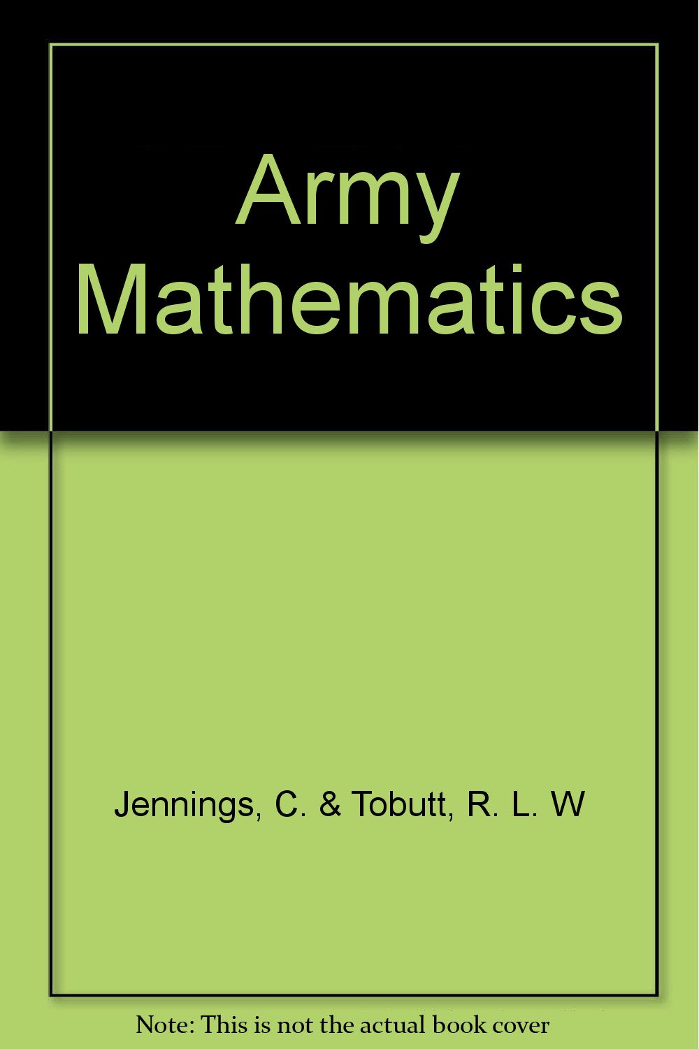 Army Mathematics: unknown author: Amazon.com: Books