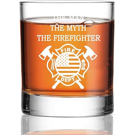 Amazon.com | Perfectinsoy The Man The Myth The Firefighter Whiskey ...