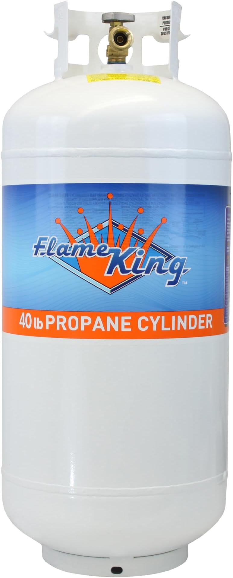 Amazon.com : Flame King 100LB (23 Gal) Steel Propane Tank Cylinder with ...