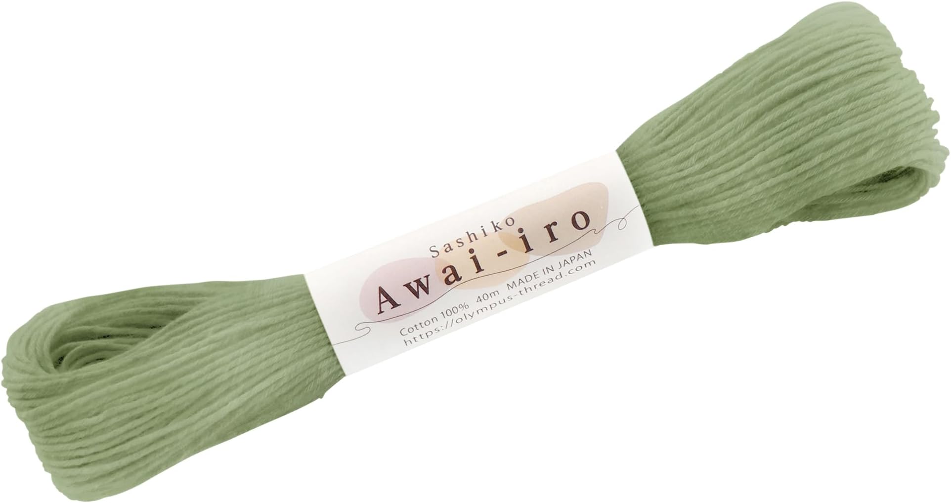 Amazon.co.jp: オリムパス 刺し子糸 Sashiko Awai-iro 約40m COL. A19 ローリエ 系 : ホーム＆キッチン