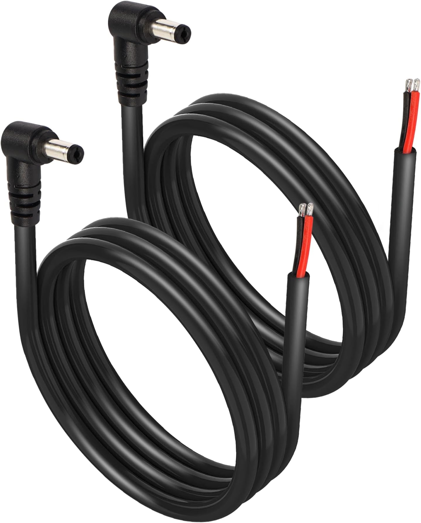 Amazon.com: SinLoon 2 Pack DC5521 Power Pigtails Cable, 12V 90 Degree ...