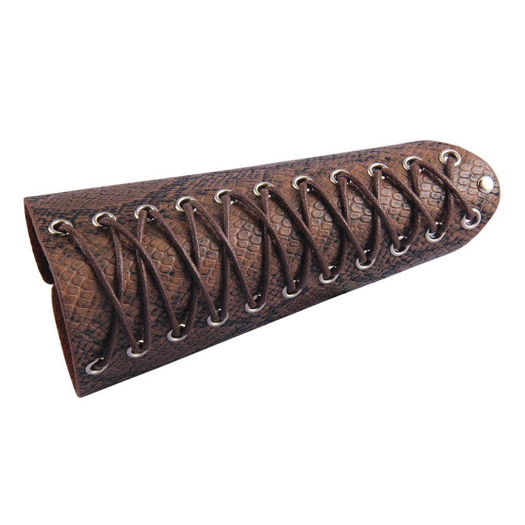 Snapklik.com : Medieval Bracers Gauntlet Wristband Faux Leather Armor ...
