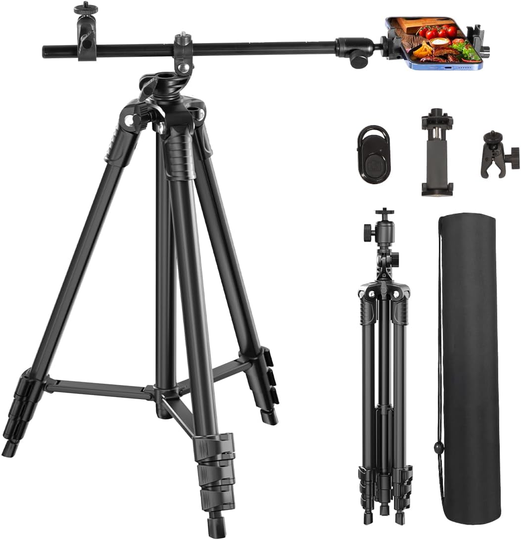 Amazon.com: Elitehood Ultra-Stable Overhead Tripod for iPhone – Heavy ...