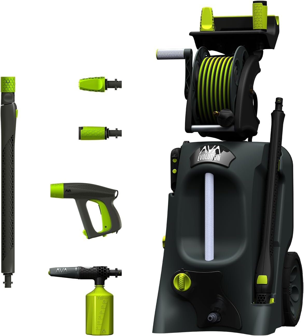 AVA Easy P57 Pressure Washer XL, 145 Bar 500 LPH 2000 W, High Power ...