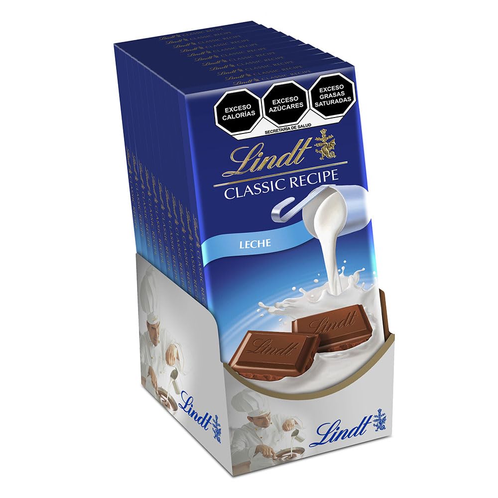 Lindt Classic Recipe Chocolate Leche, 1500g - Paquete de 12 : Amazon ...