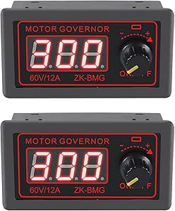 UMLIFE Motor Speed Controller, PWM DC 12V 24V 60V 500W Adjustable Speed Regulator with Stepless ...