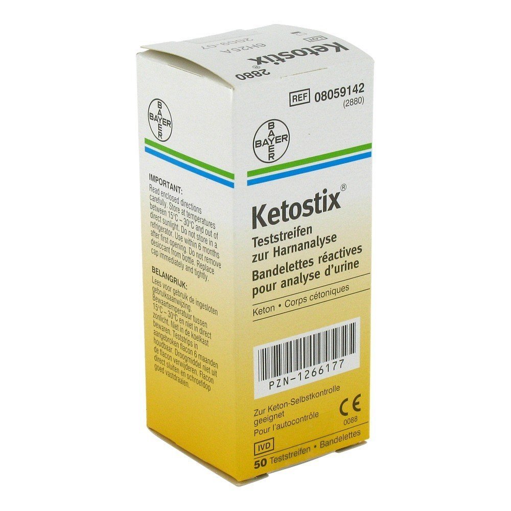 KETOSTIX Bayer Reagent Strips For Urinalysis, Ketone Test, 55% OFF