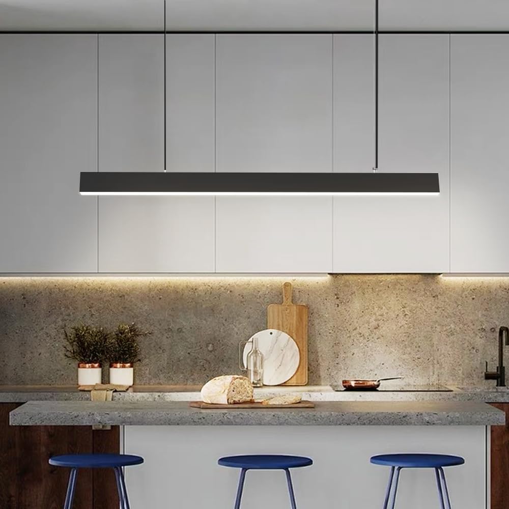 Joss Main Michael 3 Light Kitchen Island Linear