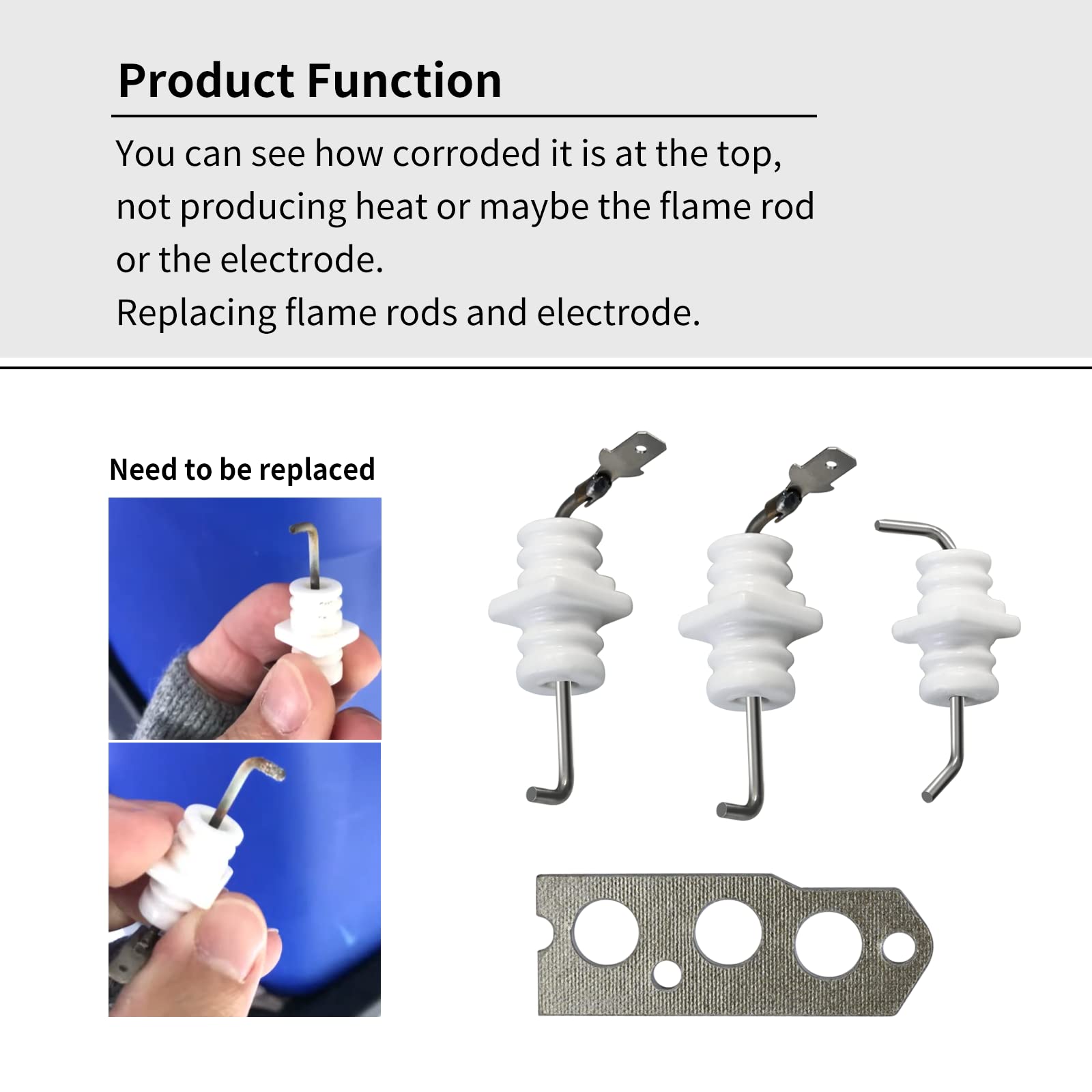 Snapklik.com : Vsttar Flame Rod Electrode Kit 104000192-K