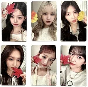 Amazon.com : Zomanon IVE Mid-Autumn Festival Photocards 6Pcs/Set Wonyoung Gaeul Double Sides ...