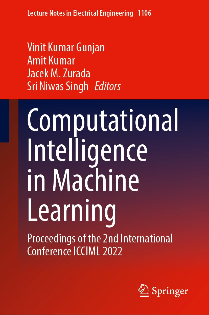 Buy Computational Intelligence in Machine Learning: Proceedings of the ...