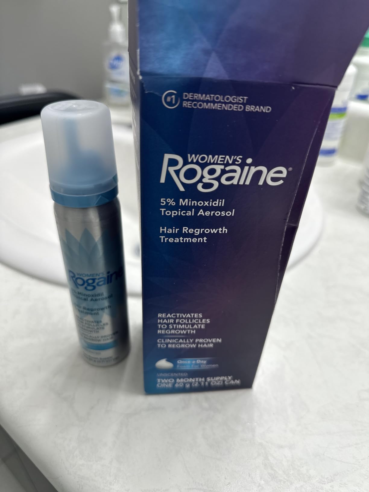 Rogaine Traitement contre la perte de cheveux et l'amincissement des ...