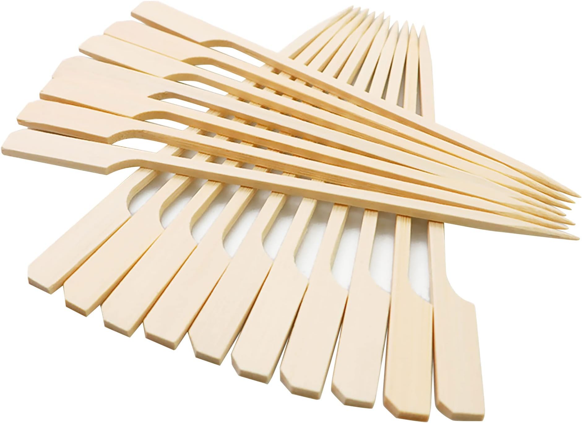 Amazon.com | Delight Box 6 Inch Bamboo Paddle Picks BBQ Grill Food ...