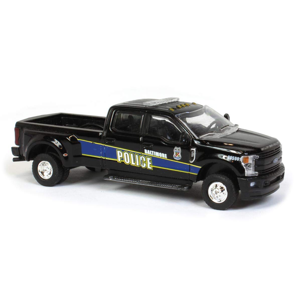 Buy Greenlight 2019 Ford F-350 Lariat Dually Pickup Truck Black ...