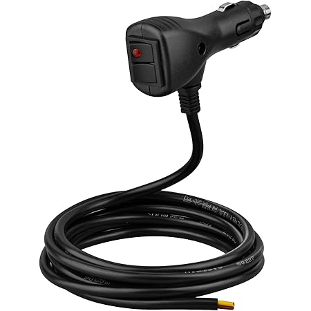 Amazon.com: Cigarette Lighter Extension Cord 12V DC 10A Heavy Duty On ...