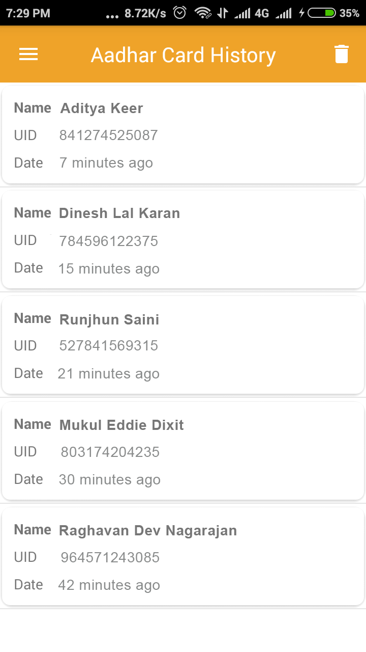 Aadhar Card Scanner - Application sur Amazon Appstore