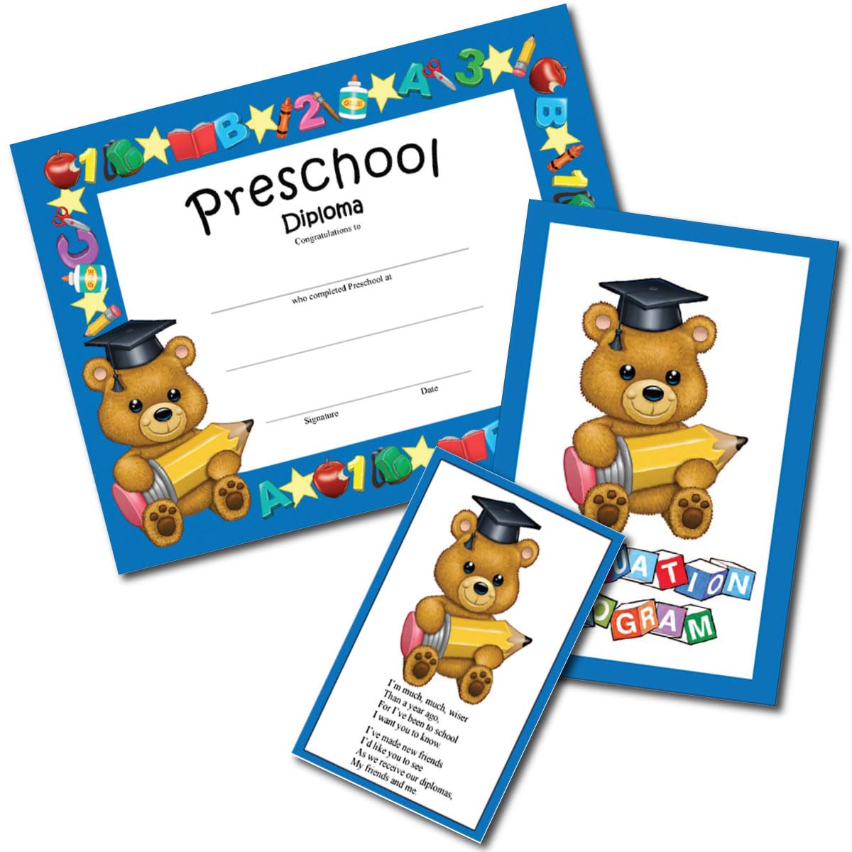 Preschool Graduation Program Covers