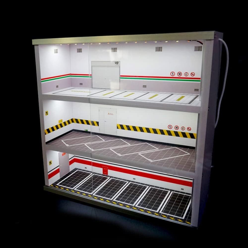 Amazon.com: Cutycaty 3-Layer Garage Display Case, Car Parking Lot ...