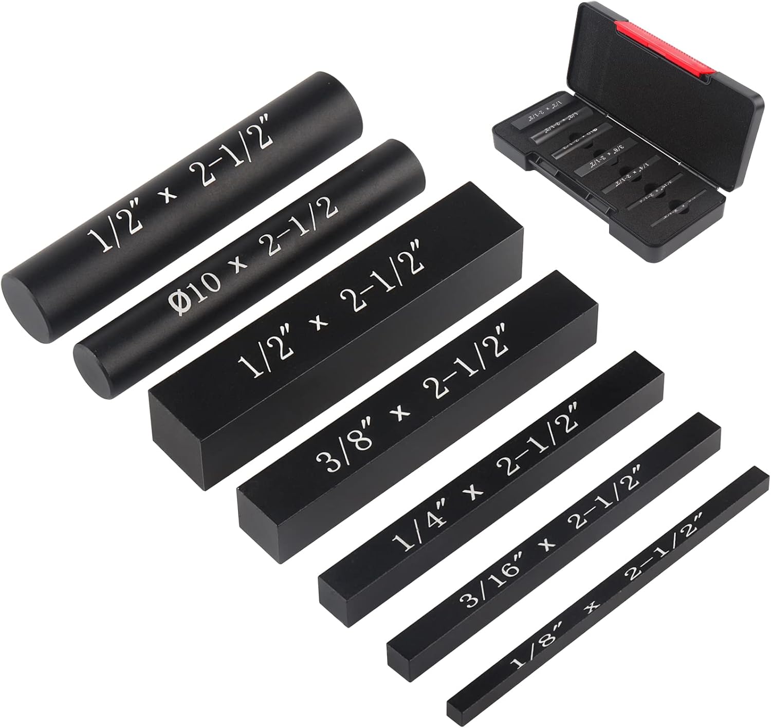 EANOSIC Setup Blocks Height Gauge Set, 7pcs Precision Aluminum Setup ...