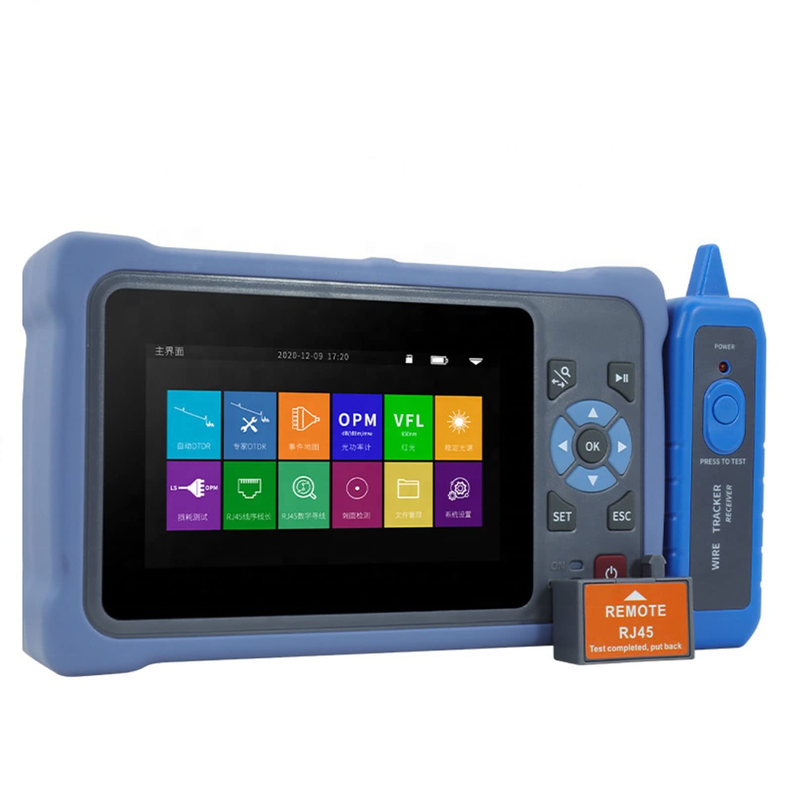 Buy Fiber Optic OTDR Tester SM 1310/1550nm 26/24dB 100km Fiber Optic ...