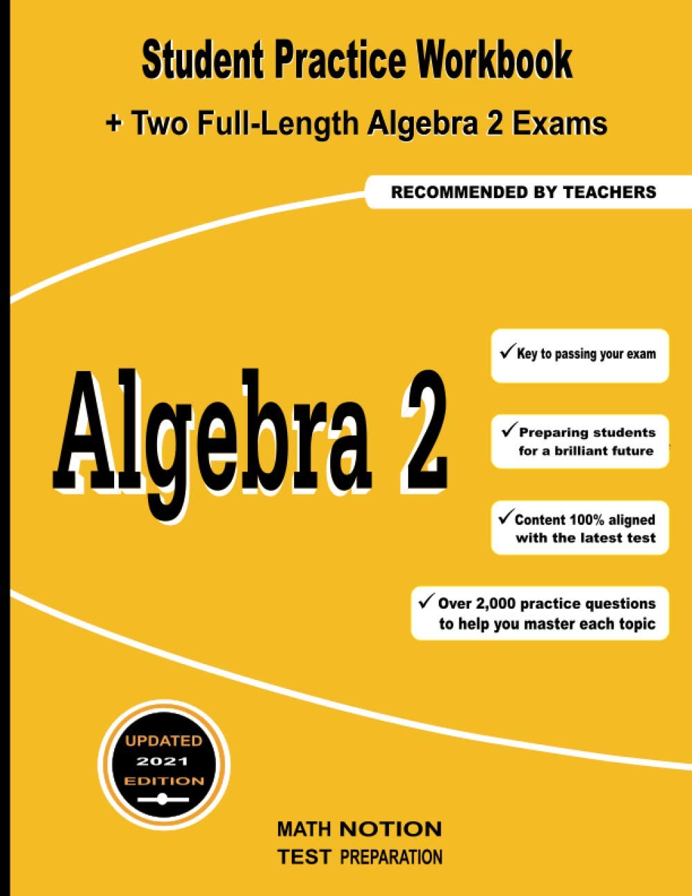 Algebra 2: Student Practice Workbook + Two Full-Length Algebra 2 Exams ...
