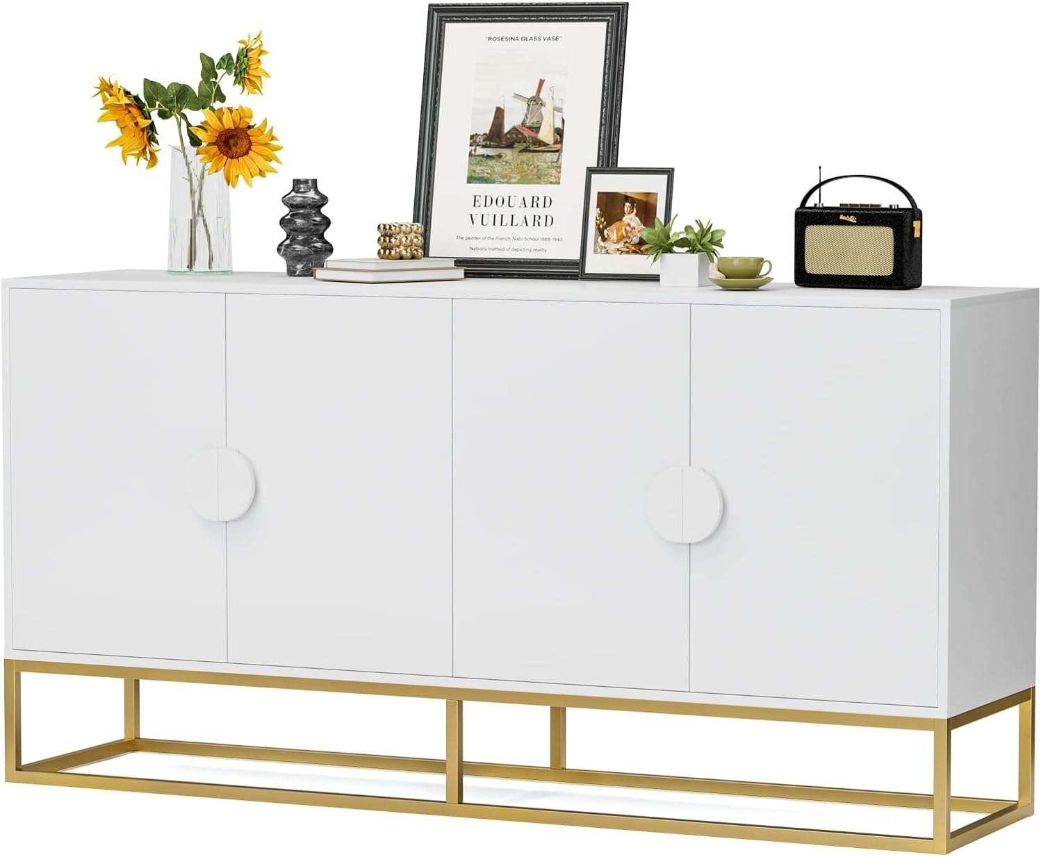 Amazon.com: IKIFLY Accent Storage Cabinet, Modern Buffet Cabinet with ...