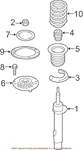 Amazon.com: Replacement Front Suspension Strut Mechanics Choice for ...