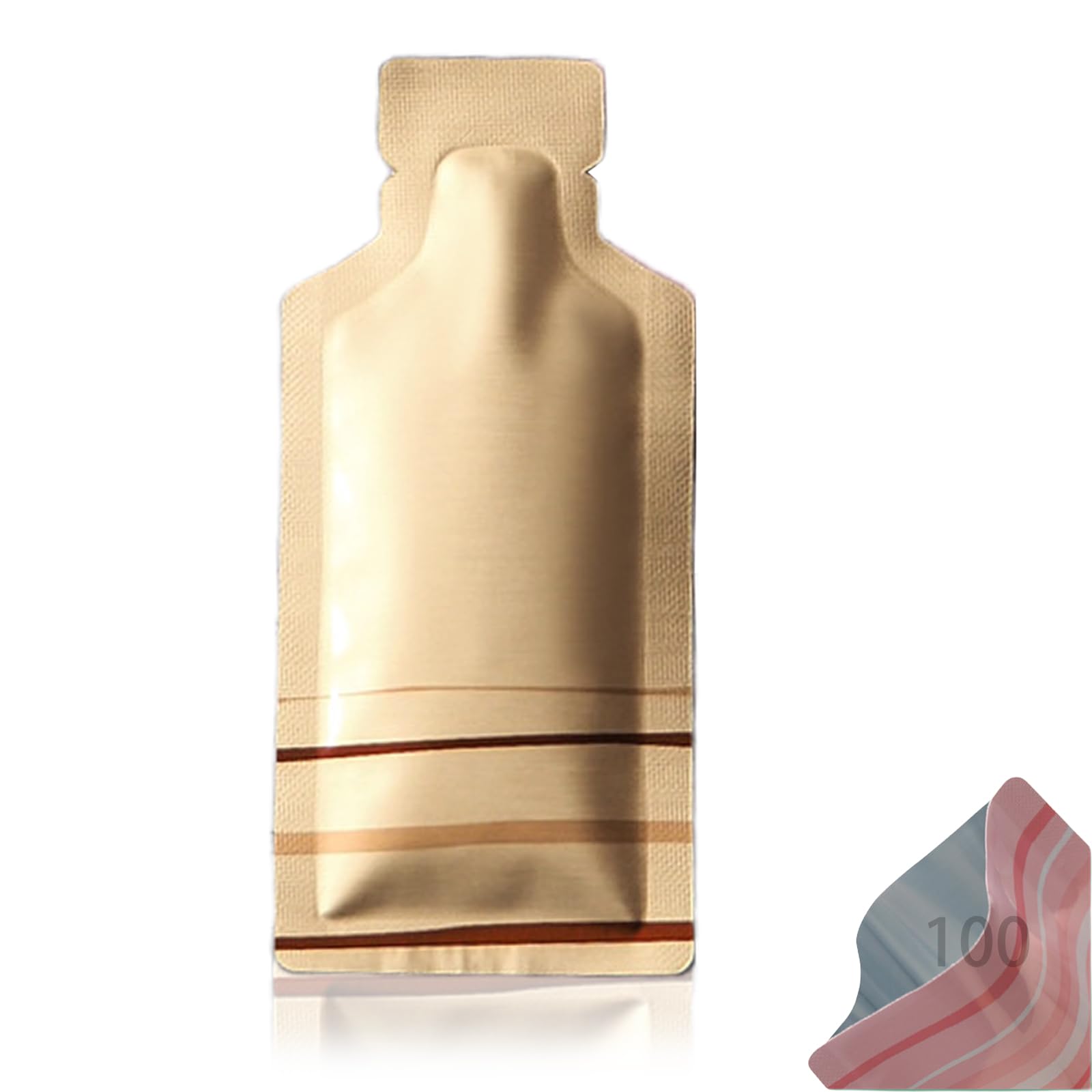 Amazon.com: 100 Pack Heat Sealing Shampoo Sample Pouches, Disposable Aluminum Toiletry Liquid ...