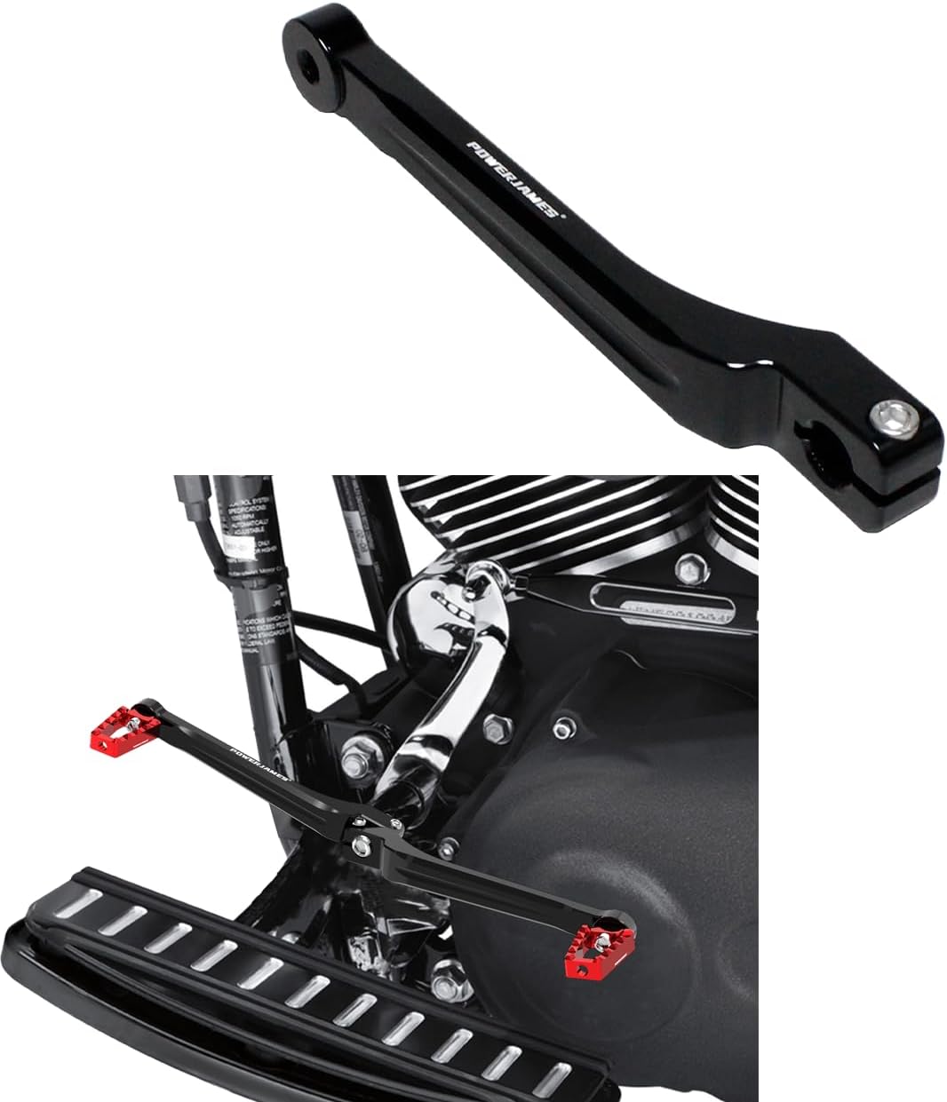 Amazon.com: POWER JAMES 6.3" Long Black Aluminum Clutch Shift Lever ...