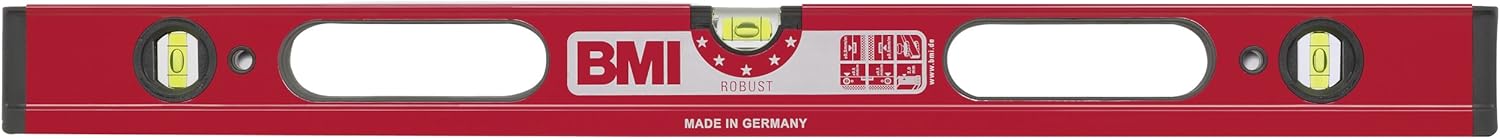 BMI 698120 "Robust" Alu-Spirit Level, Red, 120 cm : Amazon.co.uk: DIY ...