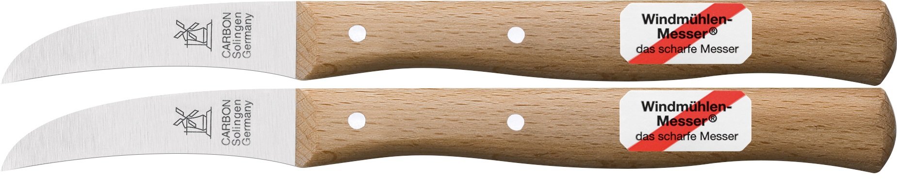 2x Schälmesser, Gemüsemesser, kleines Küchenmesser, 6 cm ...